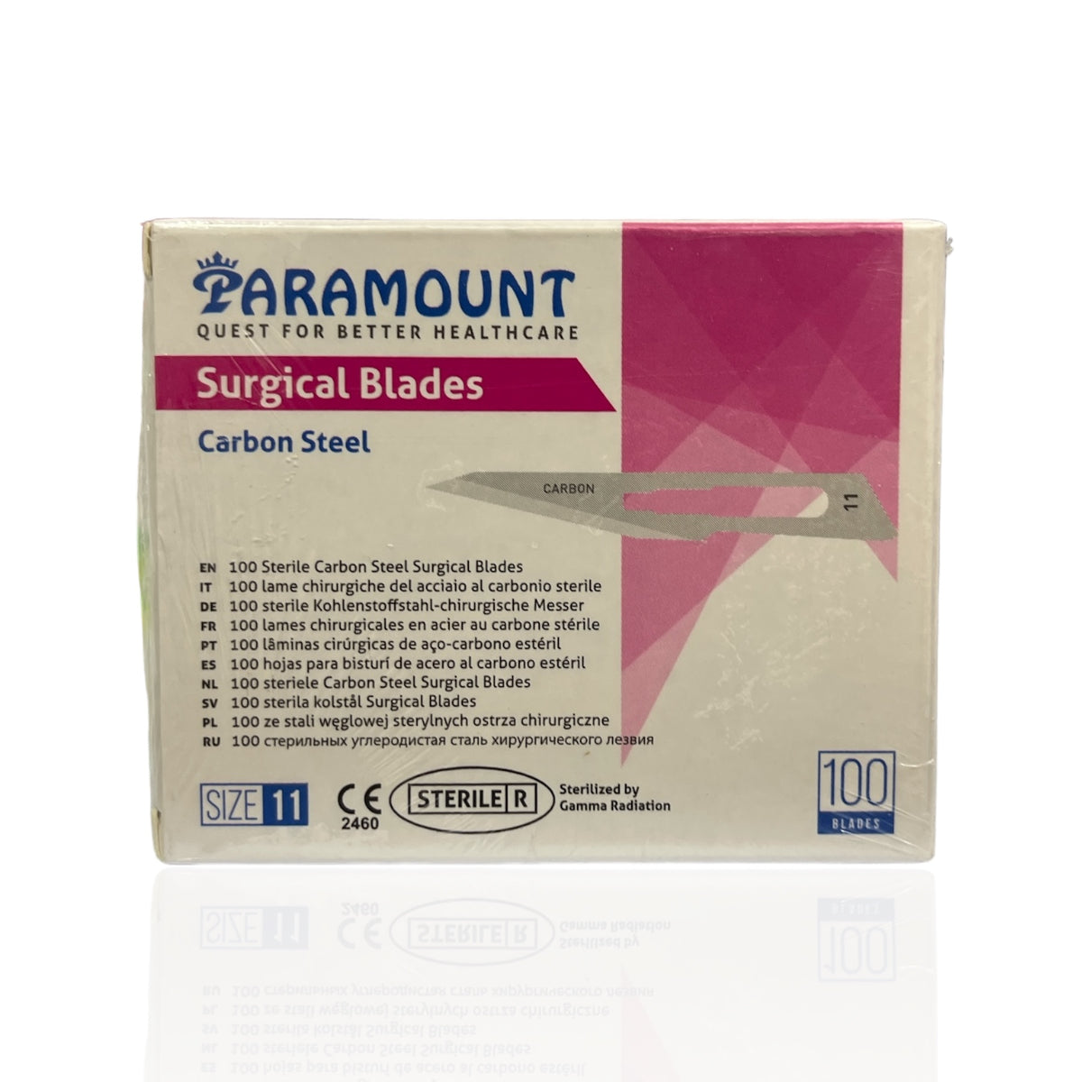 Hoja de bisturí de acero al carbono. Empaquetado en bolsas despegables ...