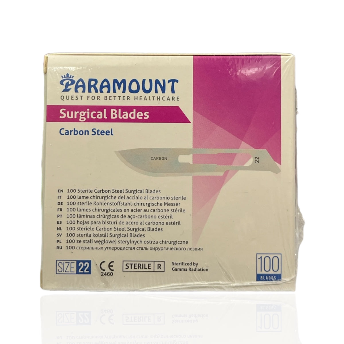 Hoja de bisturí de acero al carbono. Empaquetado en bolsas despegables ...