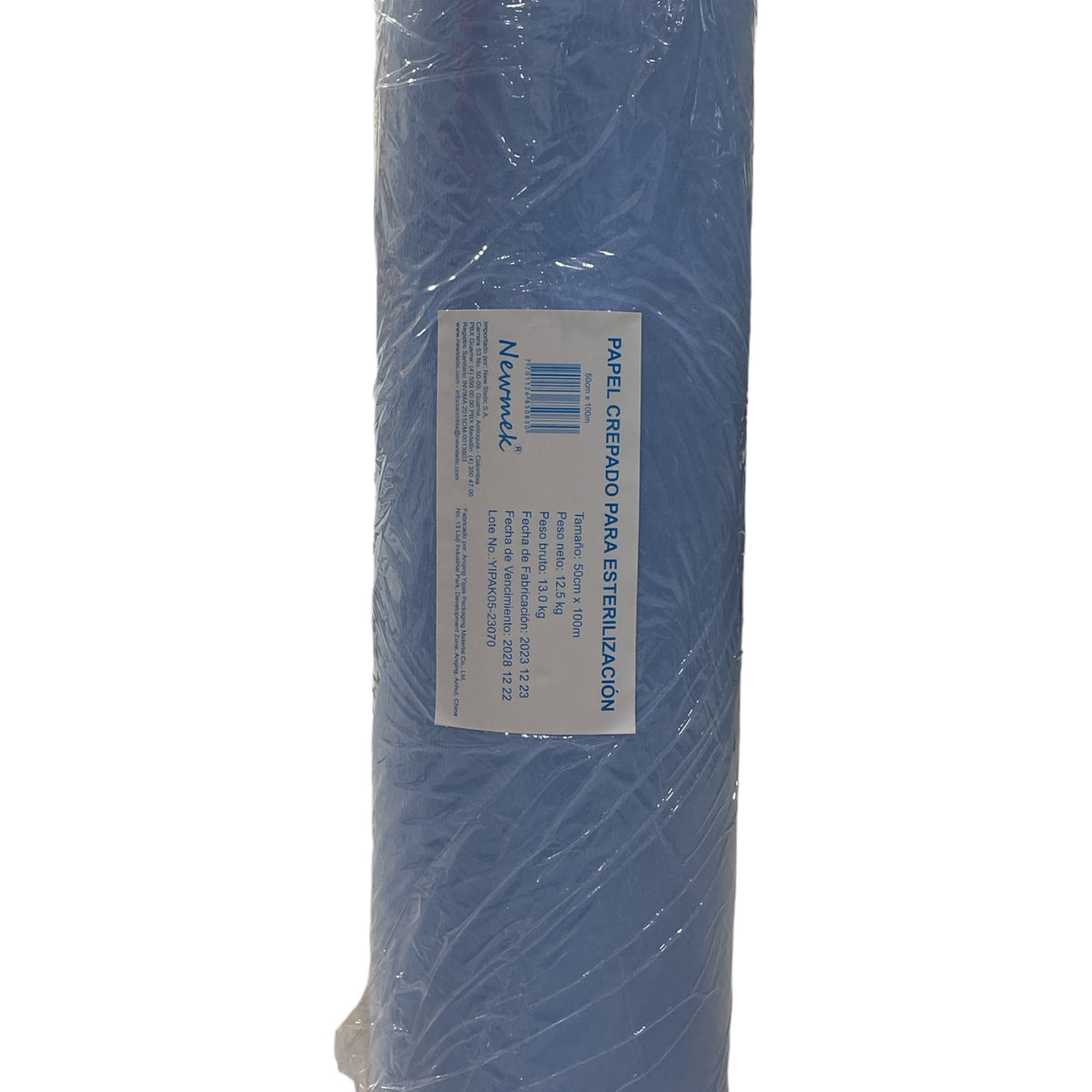 El papel crepado es un papel grado médico de color azul, elaborado en ...